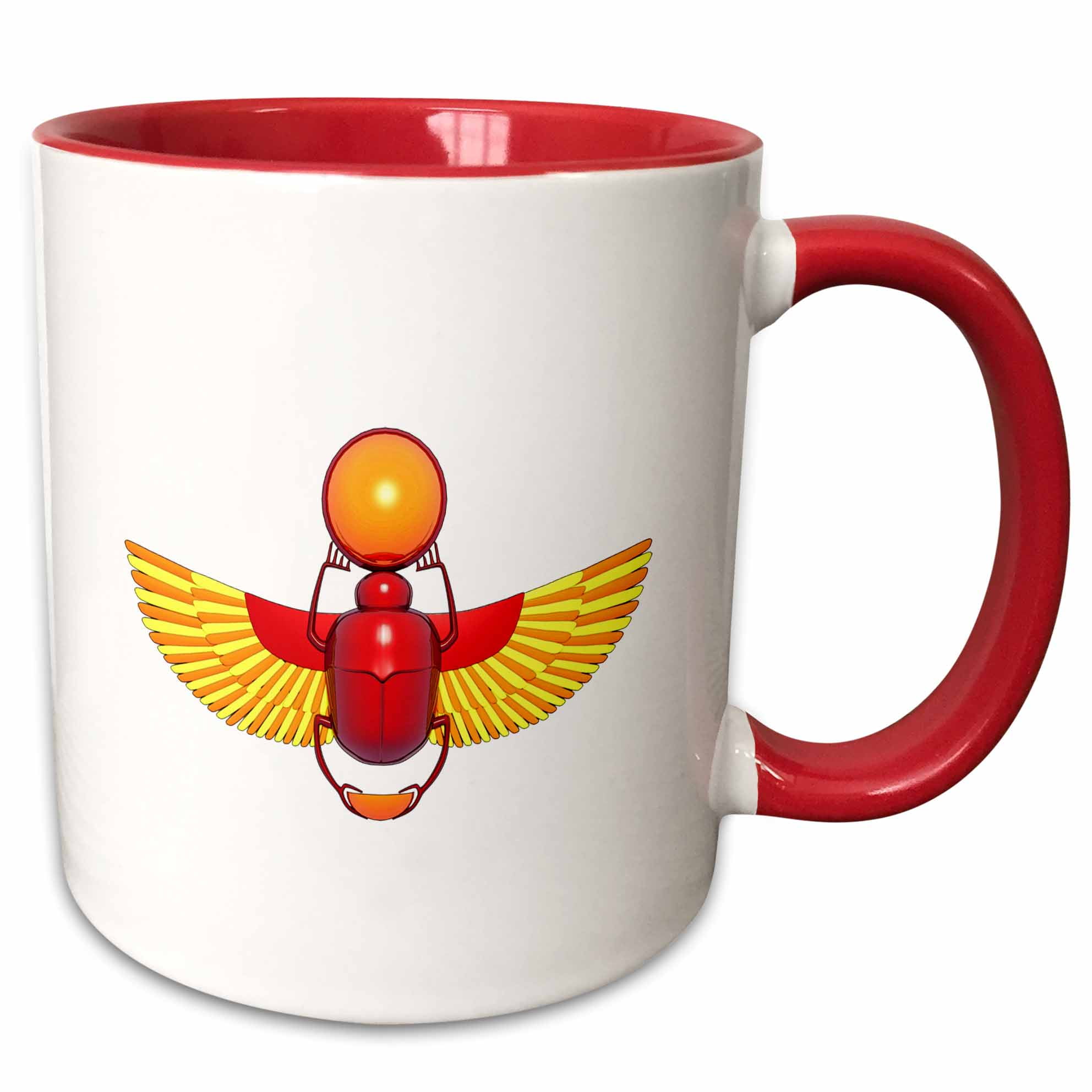 3drose, Colorful Egyptian Scarab Beetle Heiroglyph, a Good Luck Symbol ...