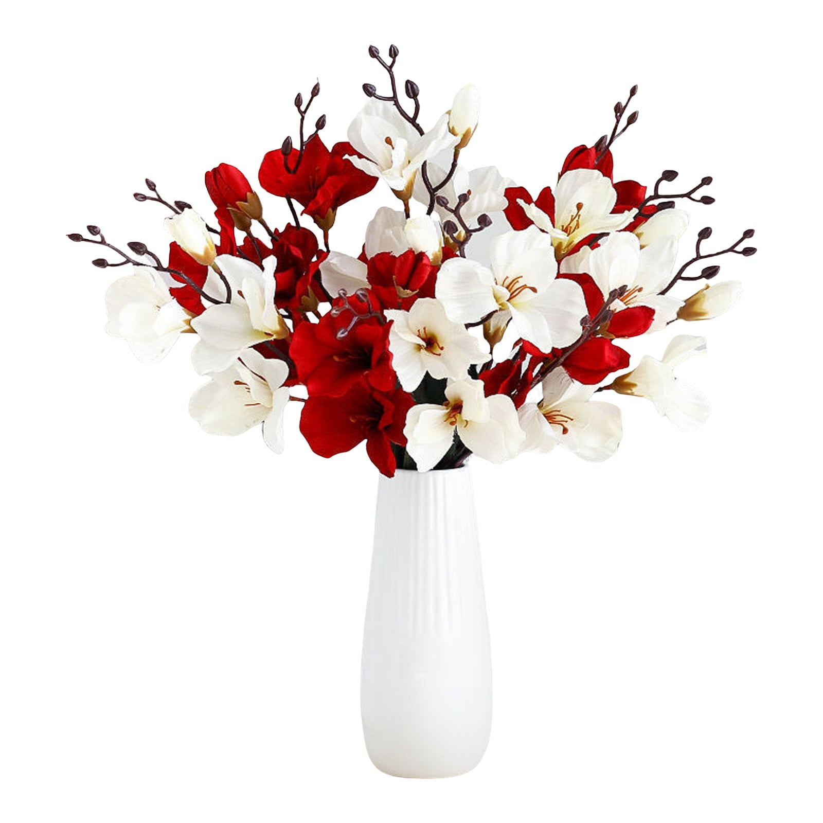 Colorful European Elegant Magnolia Imitation Flower Living Room Dining ...