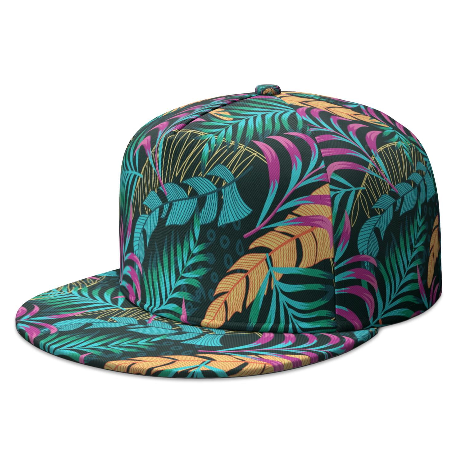 Colorful Exotic Hawaiian Adjustable Hat - Unisex Breathable Cap for ...