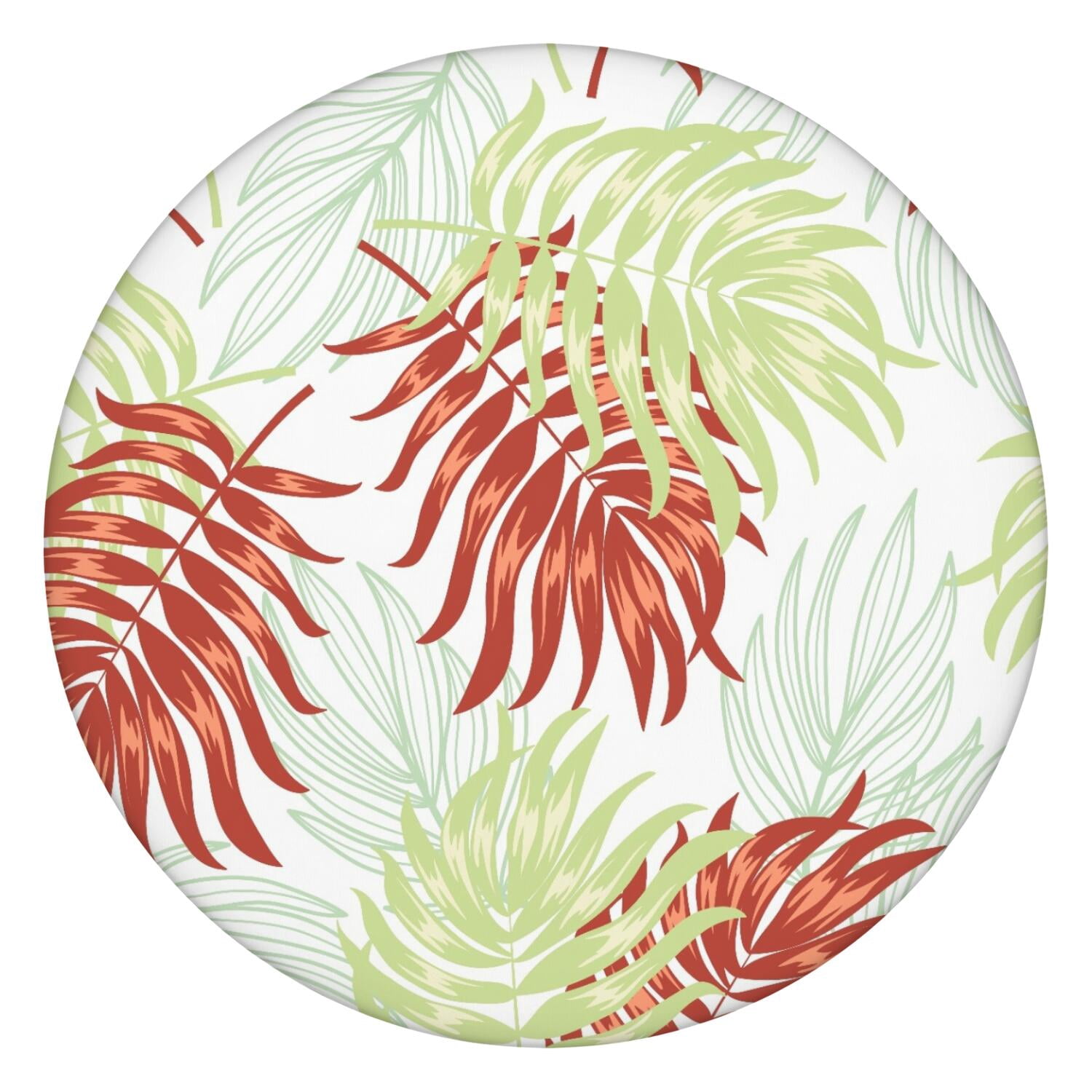 Colorful Exotic Round Elastic Tablecloth Beach Vacation-Themed ...