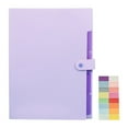 Colorful Expanding File Folder, with Colored Labels Portable Weave ...