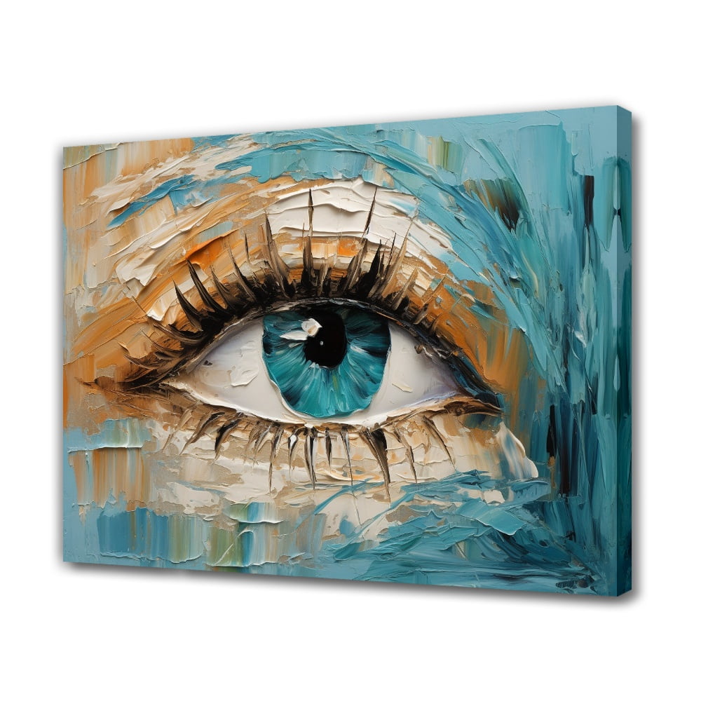 Colorful Eye Abstract Picture Of The Eye Painting Canvas Poster Bedroom ...