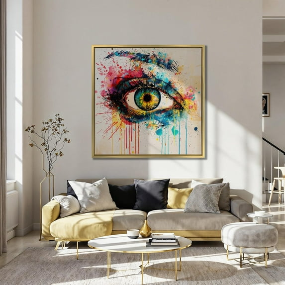 Colorful Eye Print Modern Pop Art Abstract Wall Decor Poster Decor For ...
