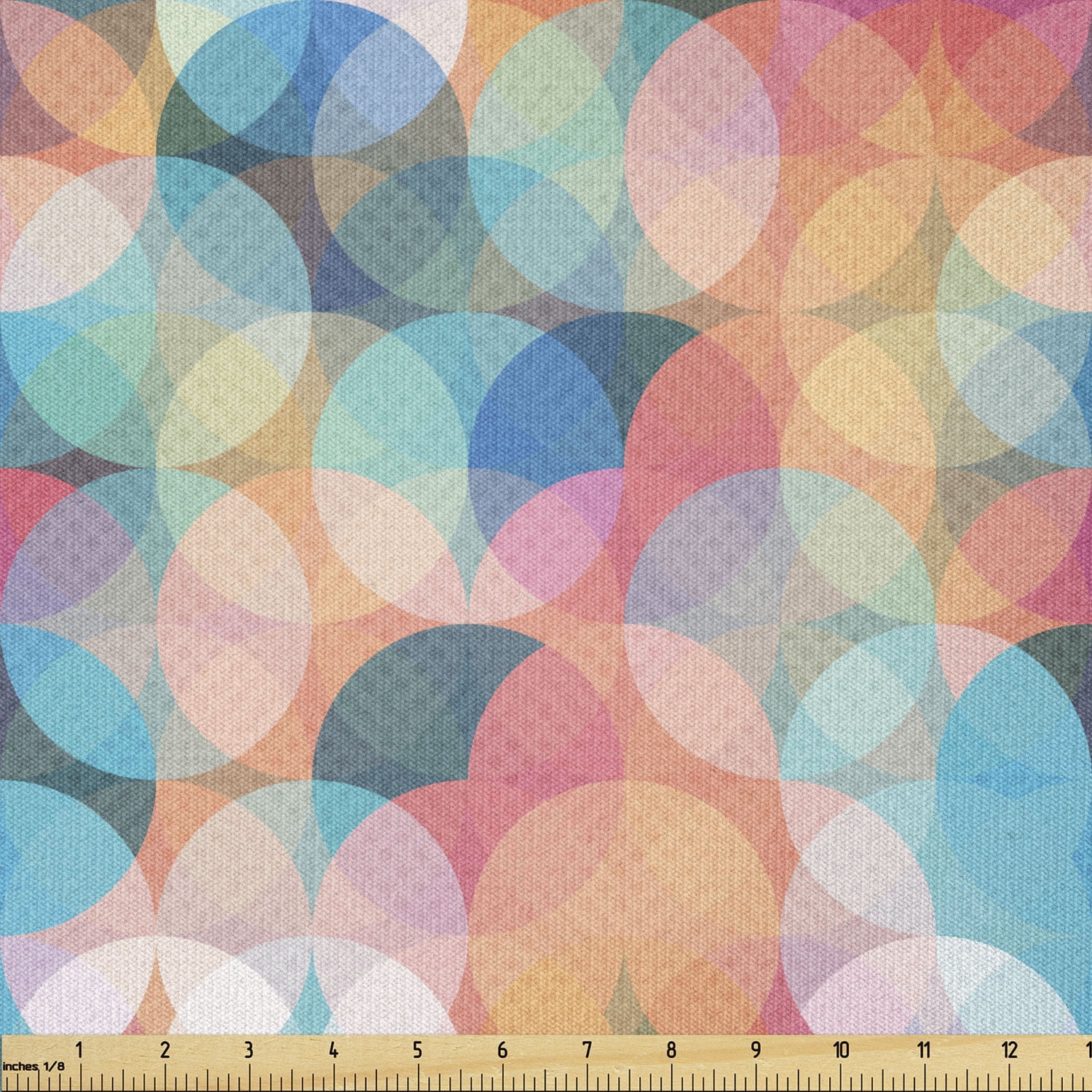 Colorful Fabric by The Yard, Bohemian Graphic Colored Print with ...
