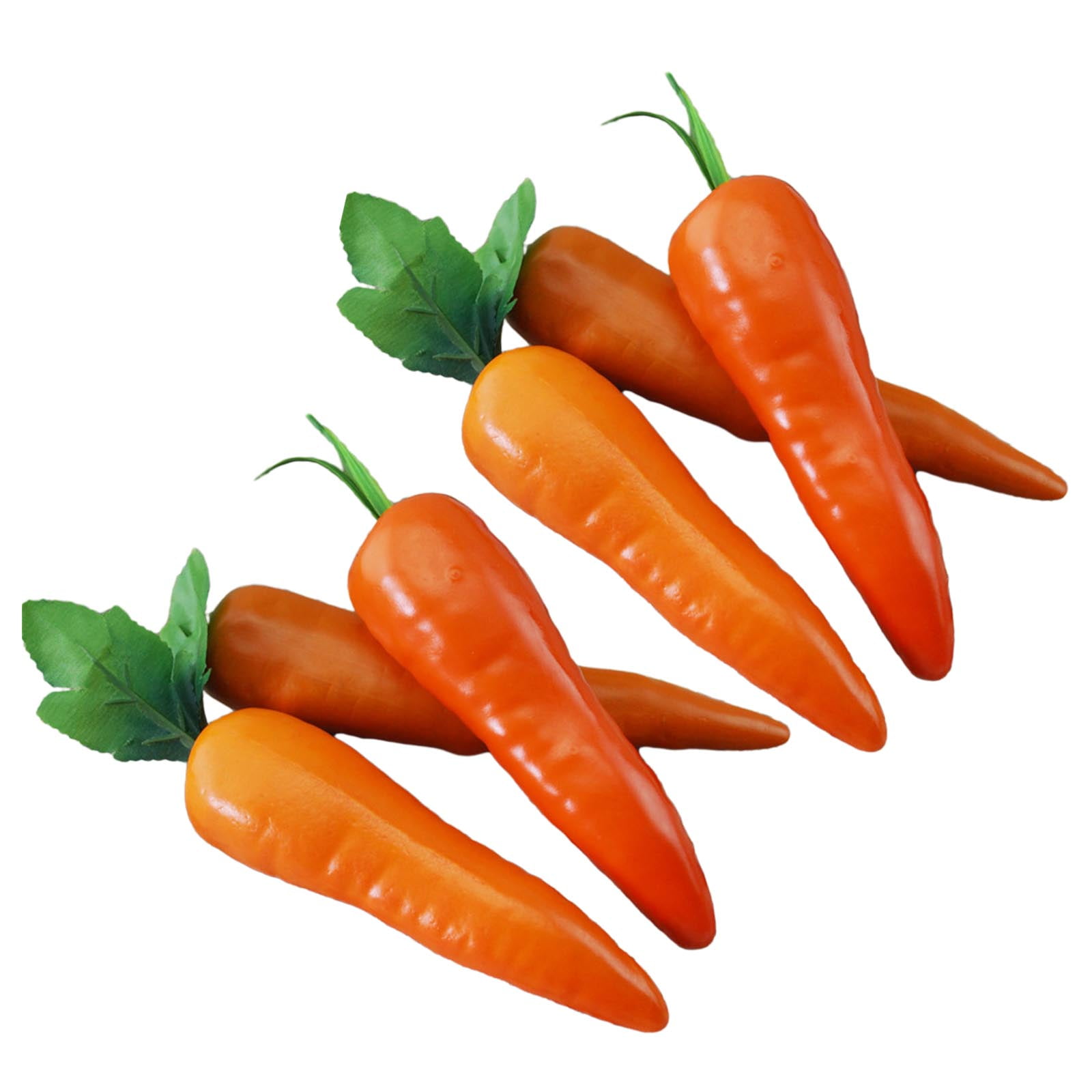 Colorful Fake Carrots 6PCS Artificial Carrots Dollhouse Display Fake ...