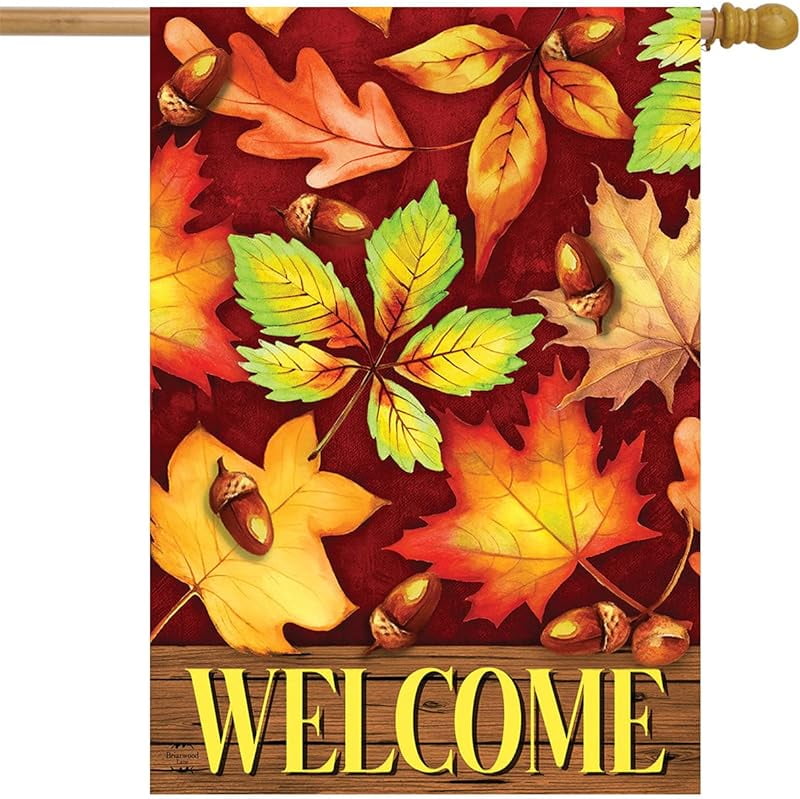 Colorful Fall Foliage House Flag 40 "x 28" - Walmart.com