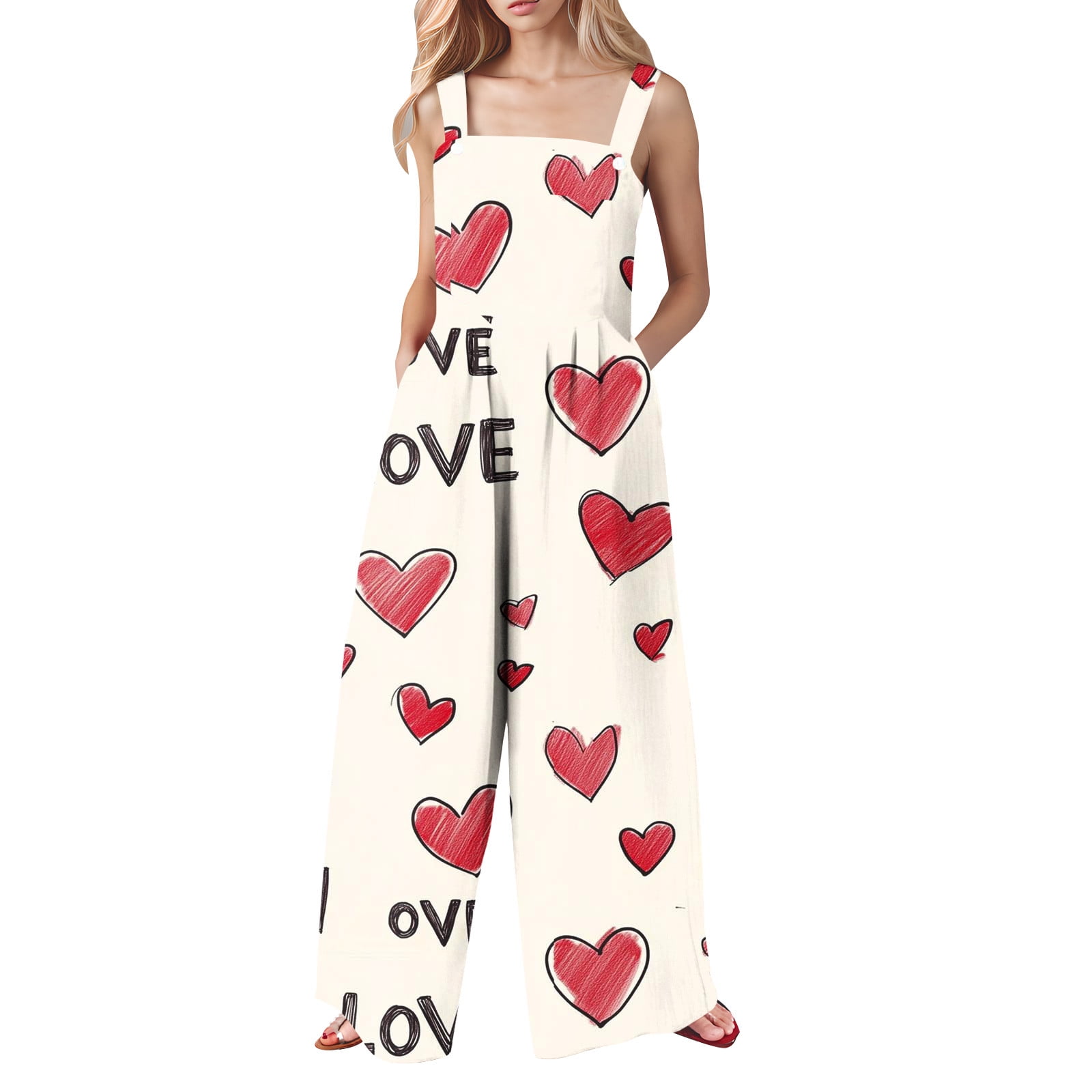 Colorful Faux Gauze Linen Coveralls for Women Summer Fall Loose Fit ...