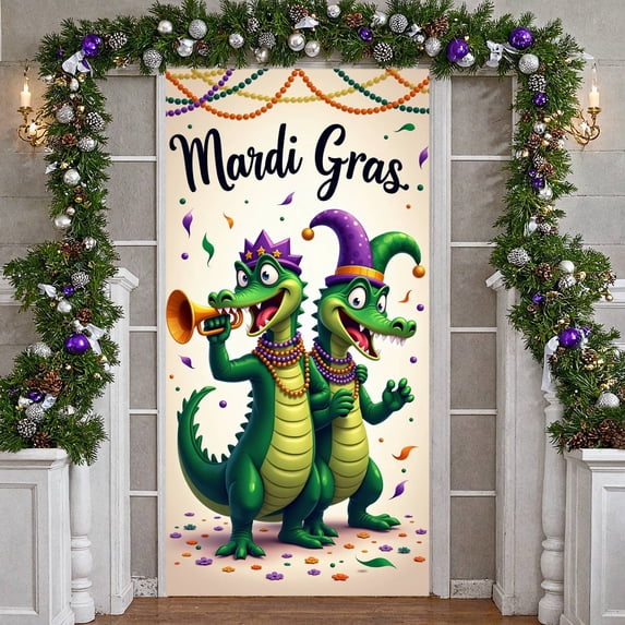 Colorful Feathers Carnival Mask Banner Gold Frame Venetian Display ...