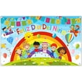 Colorful Feliz Dia Del Niño Backdrop Children's Day of Mexico ...