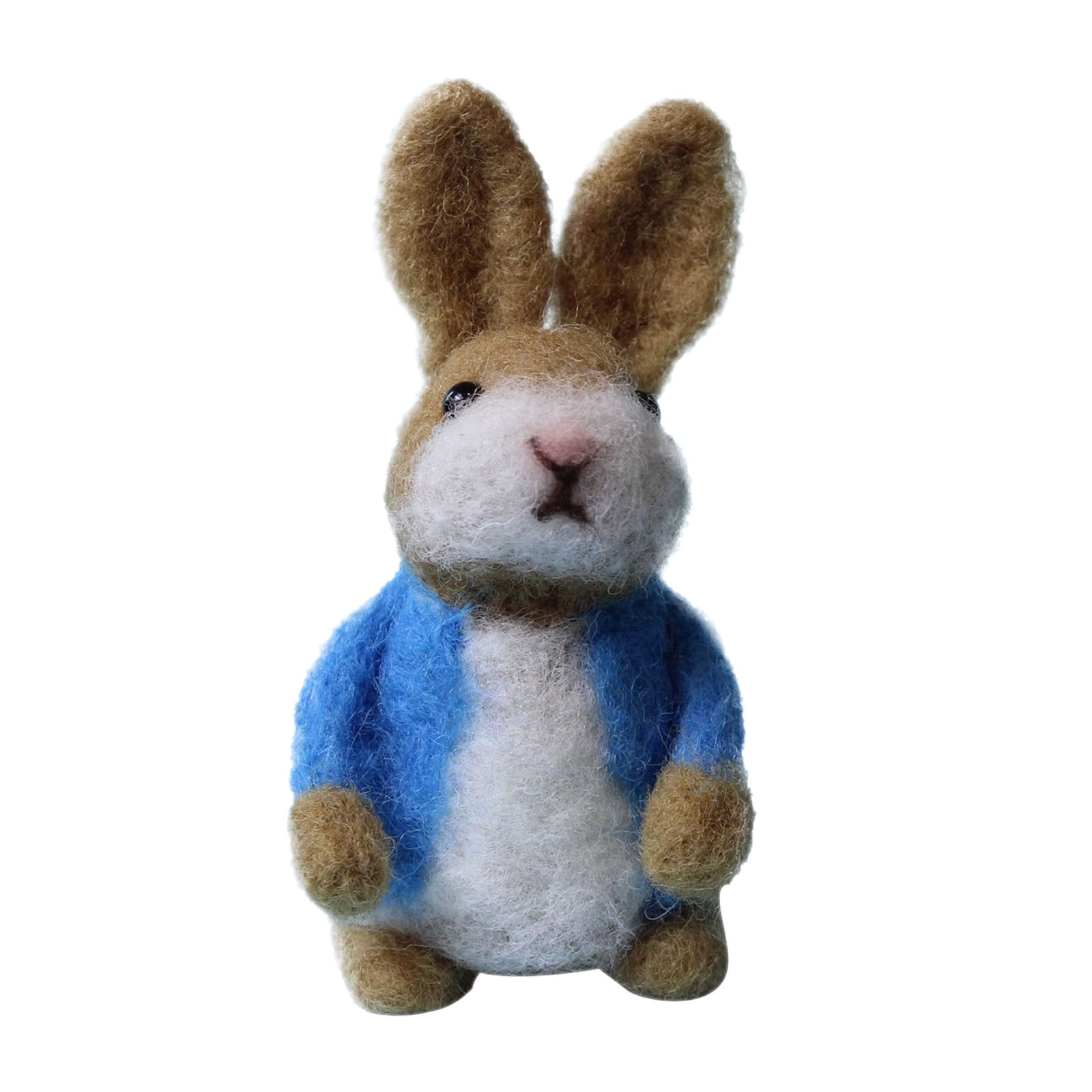 Colorful Felt Rabbits, (2.75", Light Blue) Easter Felt Finished Multi ...