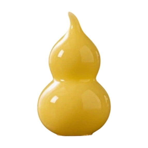 Colorful Feng Shui Gourd Statue Ceramic Calabash Ornament for Desktop ...