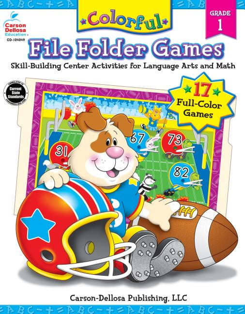 Colorful File Folder Games, Grade 1 : Skill-Building Center Activities ...