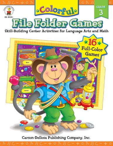 Pre-Owned Colorful File Folder Games, Grade 3 (Colorful Game Book ...