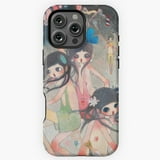 Colorful Fish in Beijing Fantasy Art iPhone Case 11 12 13 14 15 16 17 ...