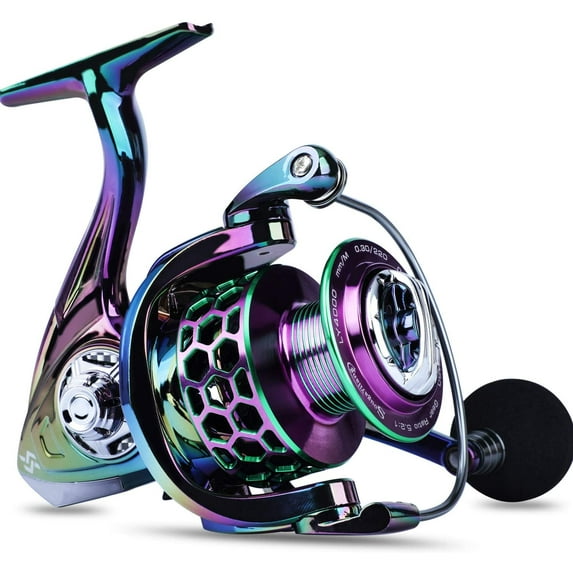 Colorful Fishing Reel 13 +1 BB Light Weight Ultra Smooth Powerful ...