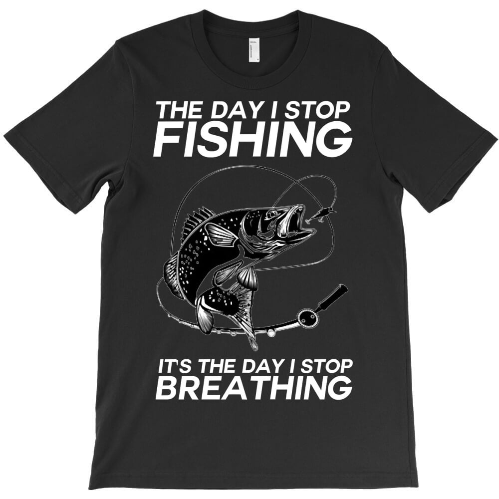 Colorful Fishing Themed Design and Funny Idea for a Master Fisherman ...
