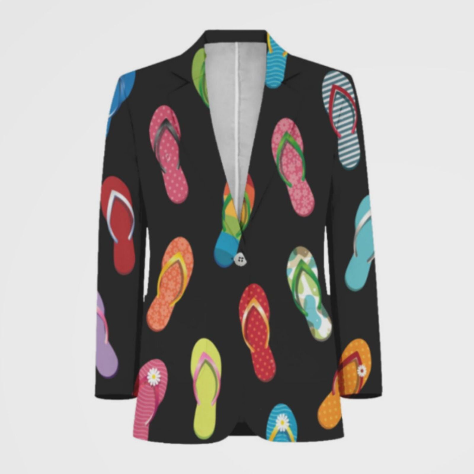 Colorful Flip Flops-01 Men Blazers Slim Clothing Summer Jacket Man ...