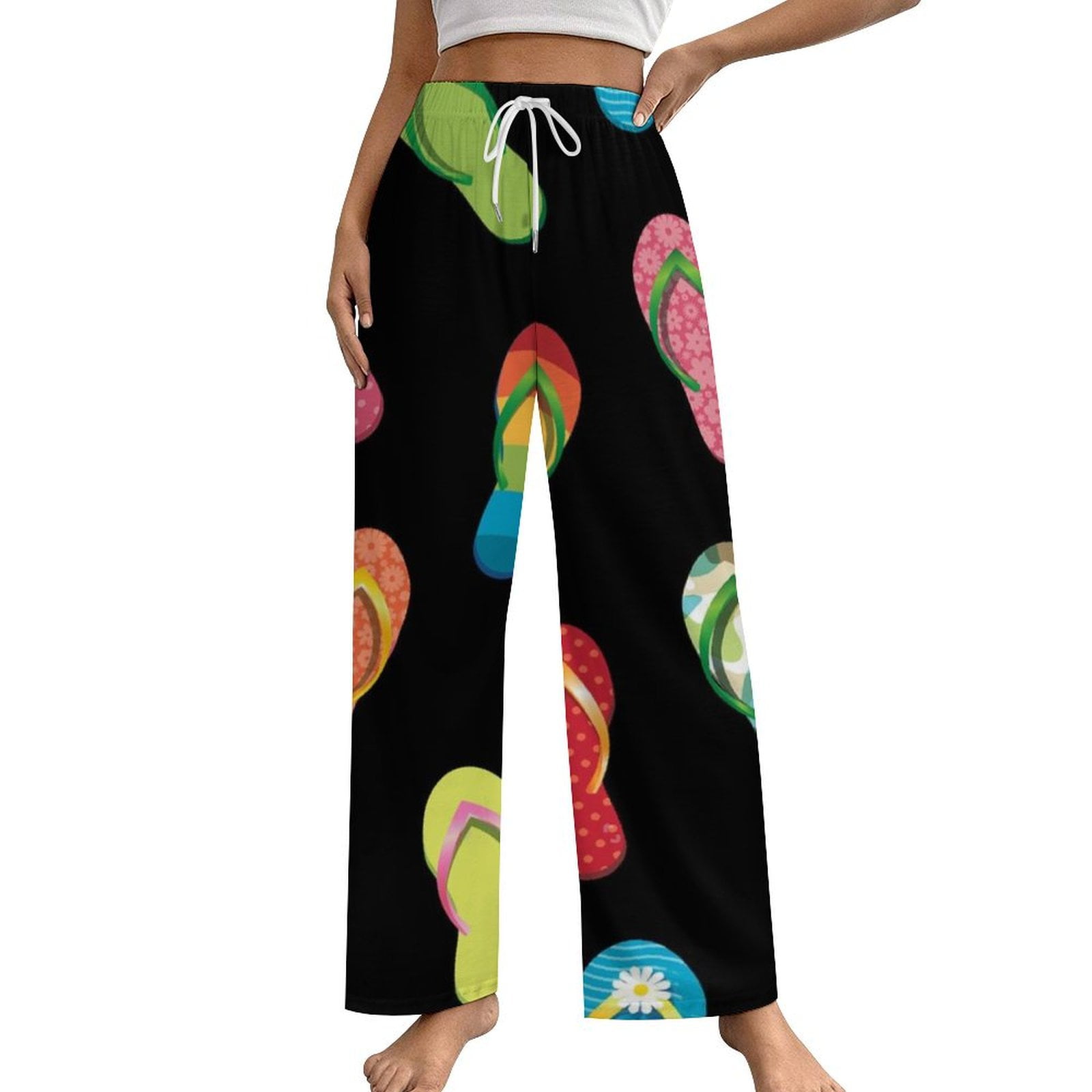 Colorful Flip Flops Women's Pajamas Pajama Pants Women's Sleepwear ...