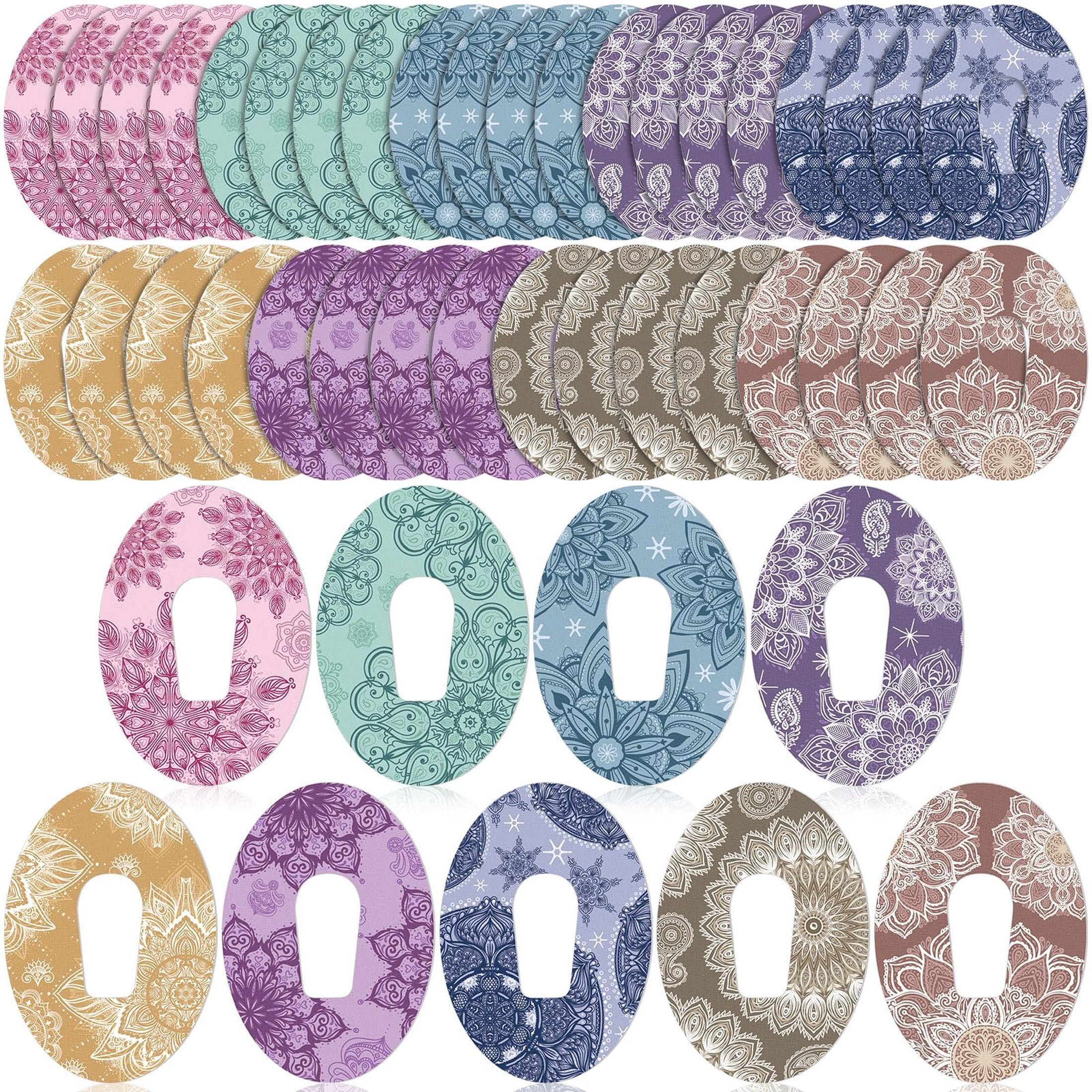 Colorful Floral Adhesive Patches for Dexcom G6 Continuous Glucose ...