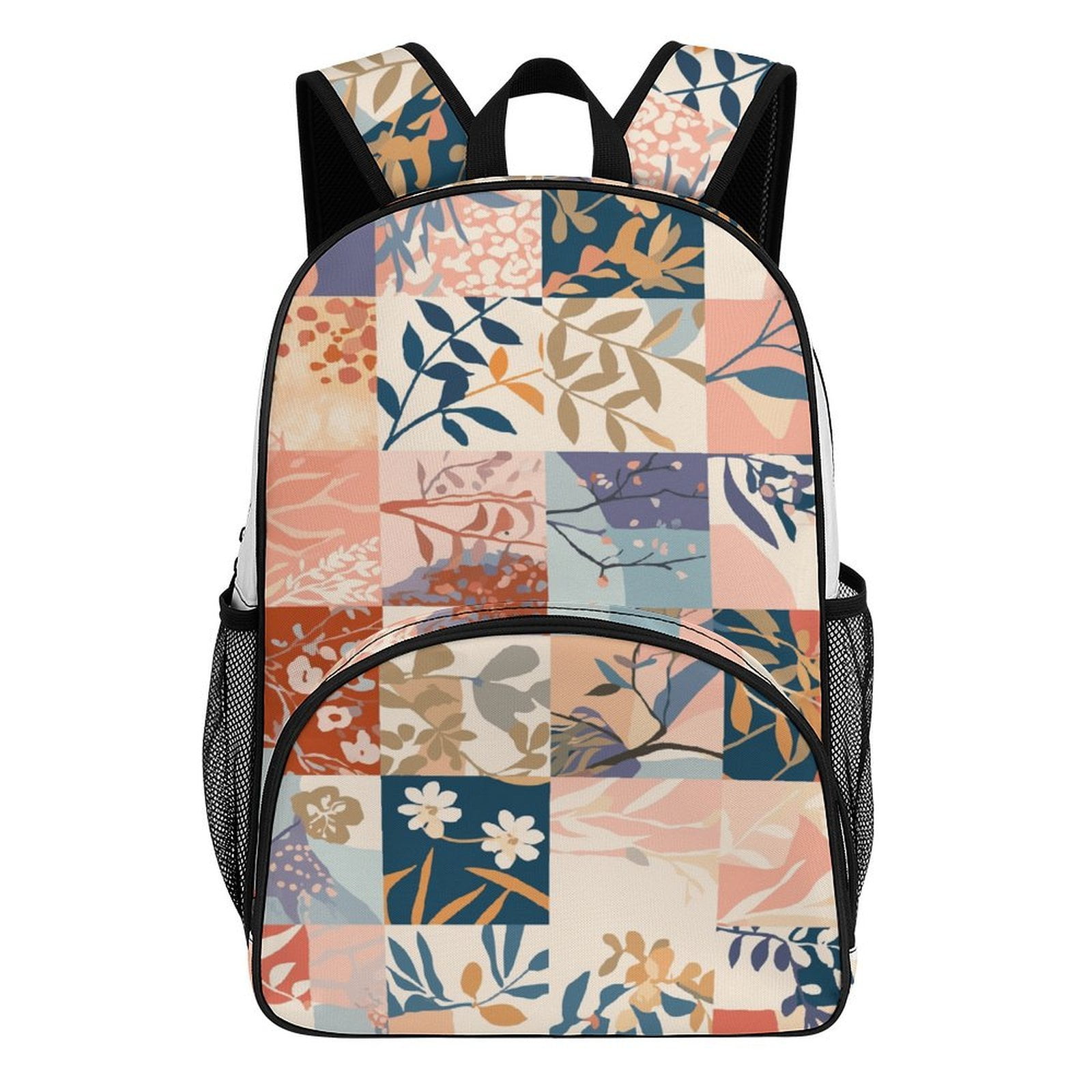 Colorful Floral Bohemia Backpack Travel Laptop Casual College Daypack ...