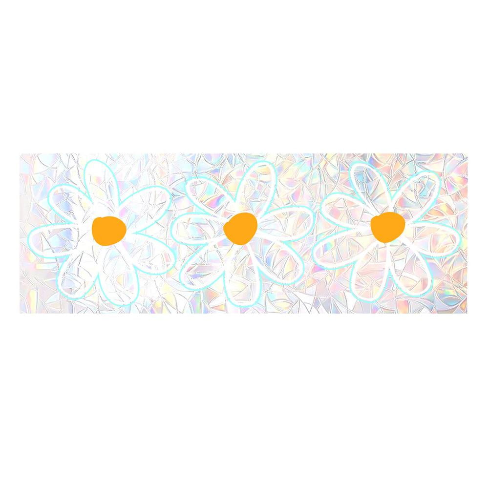 Colorful Floral Bouquet Window Sticker,Double-Sided Flower Window Static Clings_ - Walmart.com