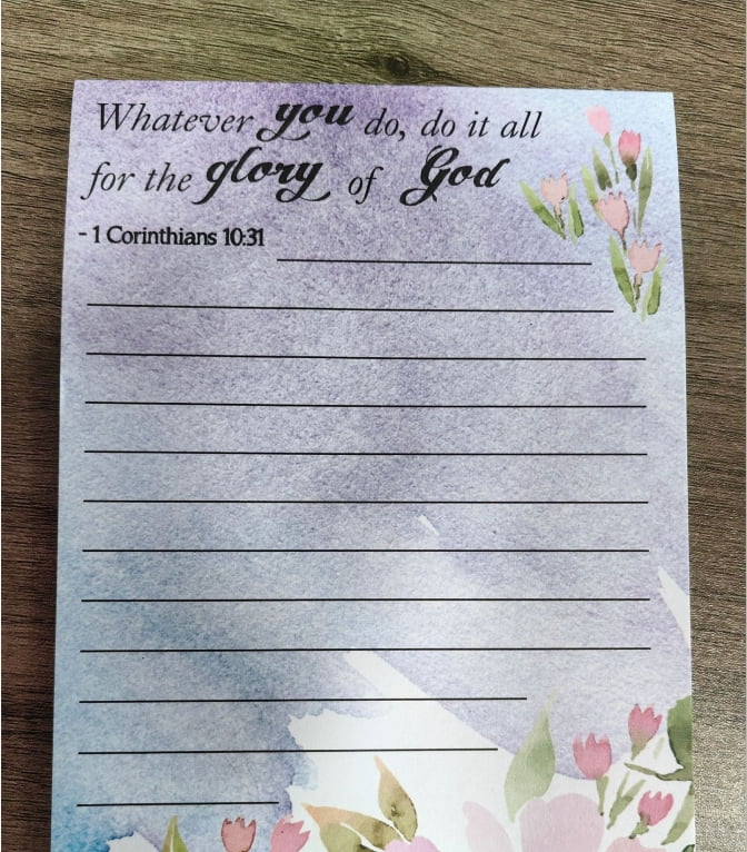 Colorful Floral Sticky Note Book Horizontal Line Notebook Adhesive ...