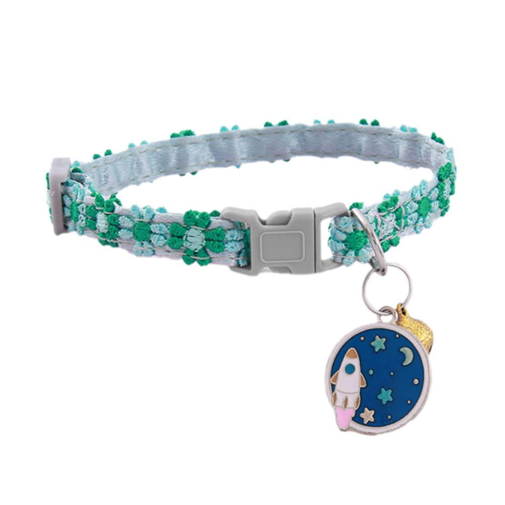 Colorful Flower Collar for Cat Bell Collar Decorative Dog Collar ...