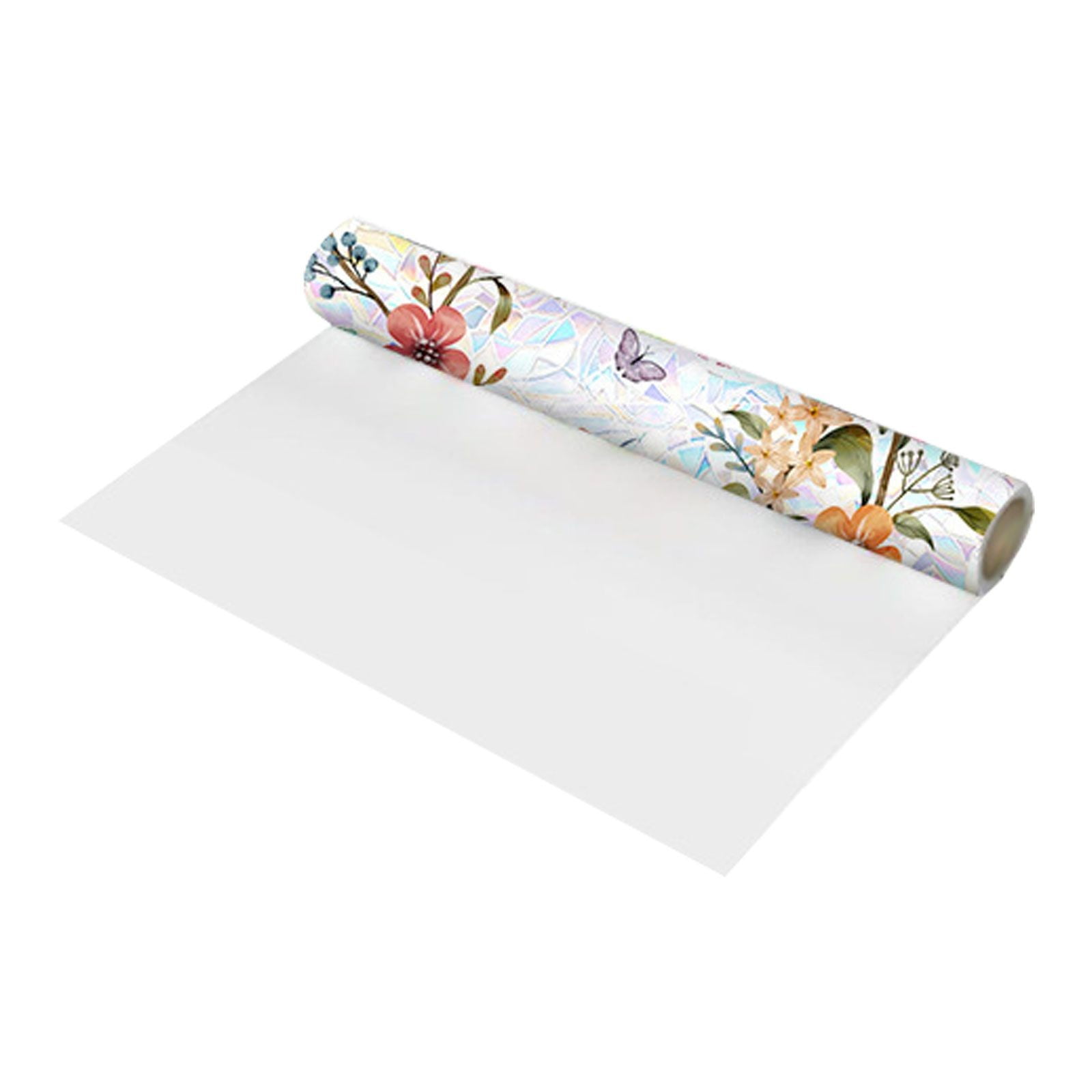 Colorful Flower Glass Window Stickers Stained Glass Window Film Window ...