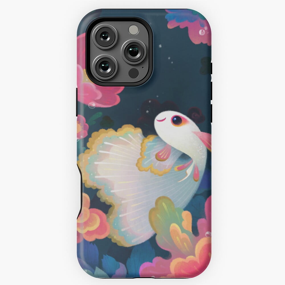 Colorful Flower Guppy Artwork Protective and Compatible iPhone 11-17 Pro Max Case - Walmart.com