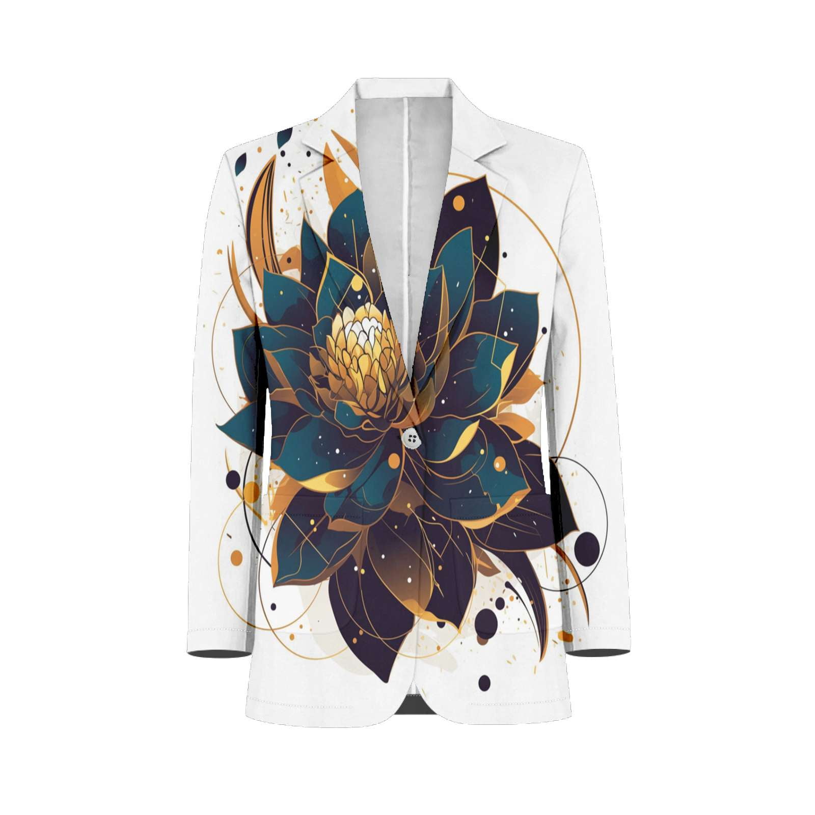 Colorful Flower Mandala Customized Men's Suits full man Shawl Collar ...