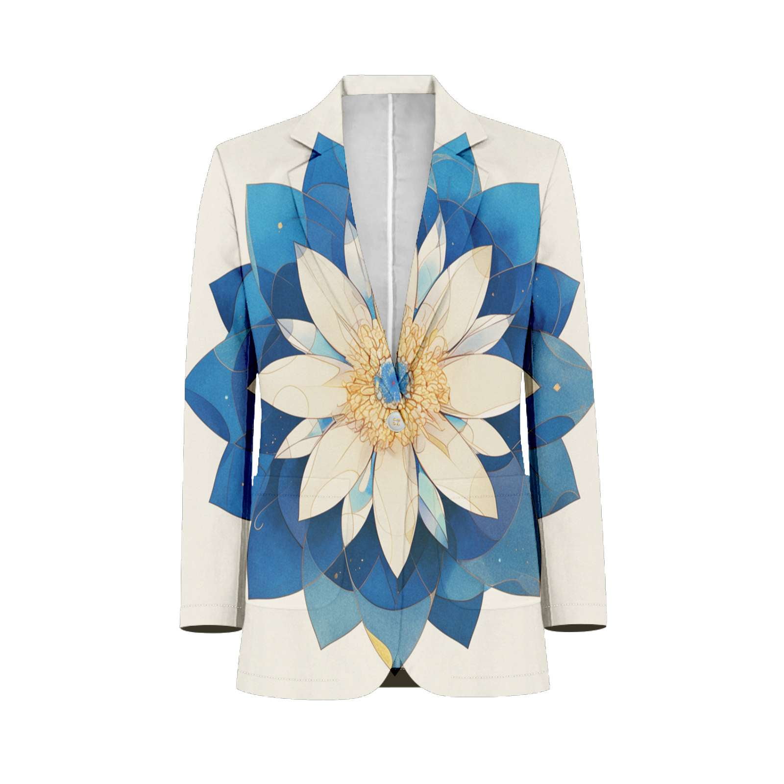 Colorful Flower Mandala Customized Men's Suits full man Shawl Collar ...