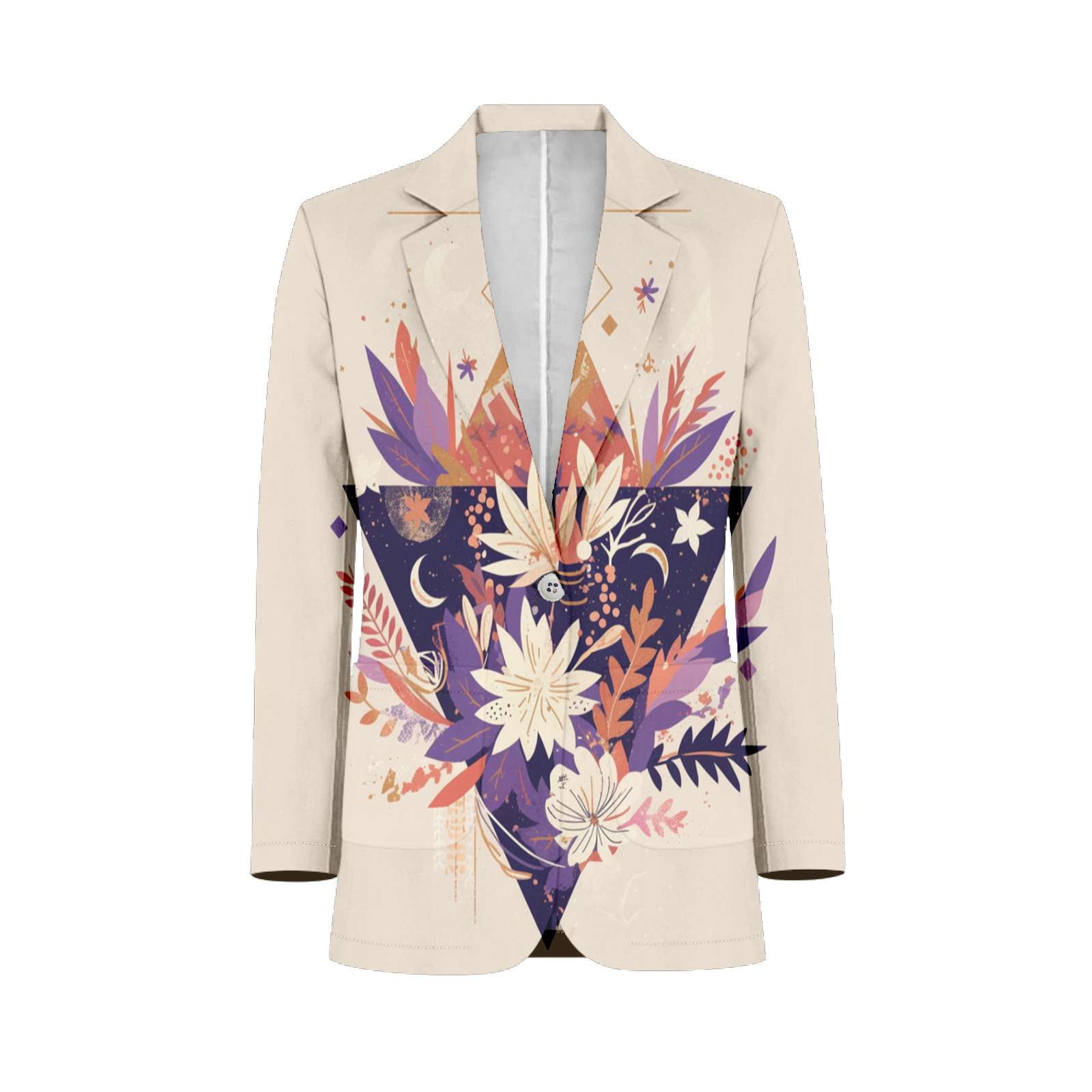Colorful Flower Mandala Mens Suits Shawl Collar Slim Fit Suit Mens ...
