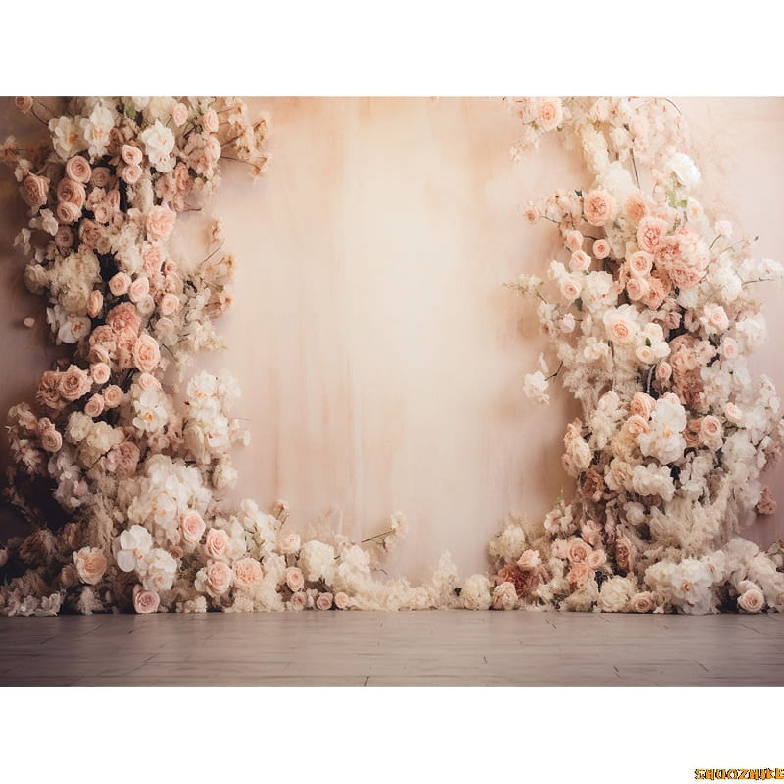 Colorful Flower Wall Photography Backdrops tic Rose Arch Wedding ...