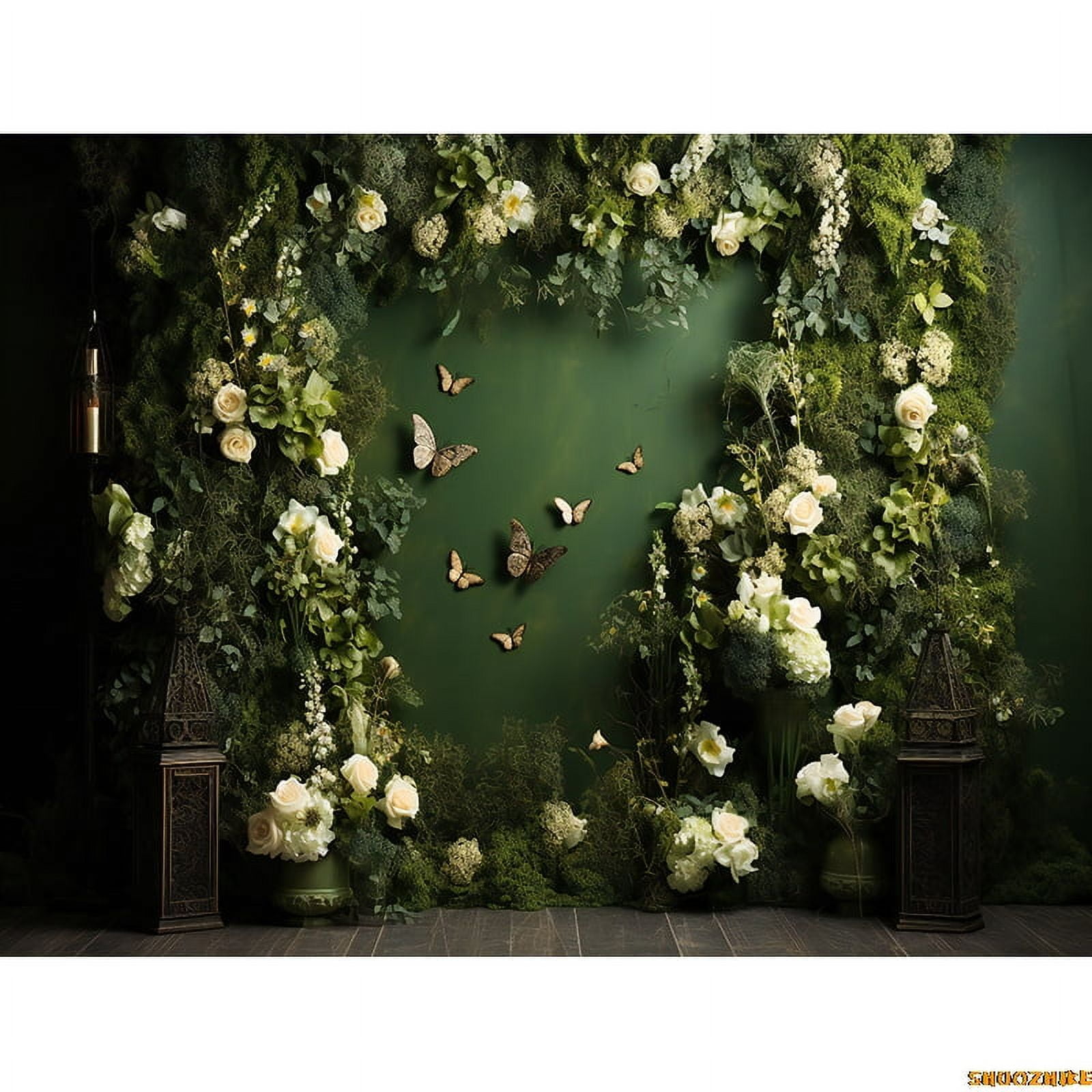 Colorful Flower Wall Photography Backdrops tic Rose Arch Wedding ...