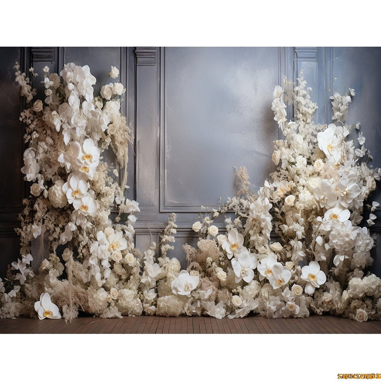 Colorful Flower Wall Photography Backdrops tic Rose Arch Wedding ...