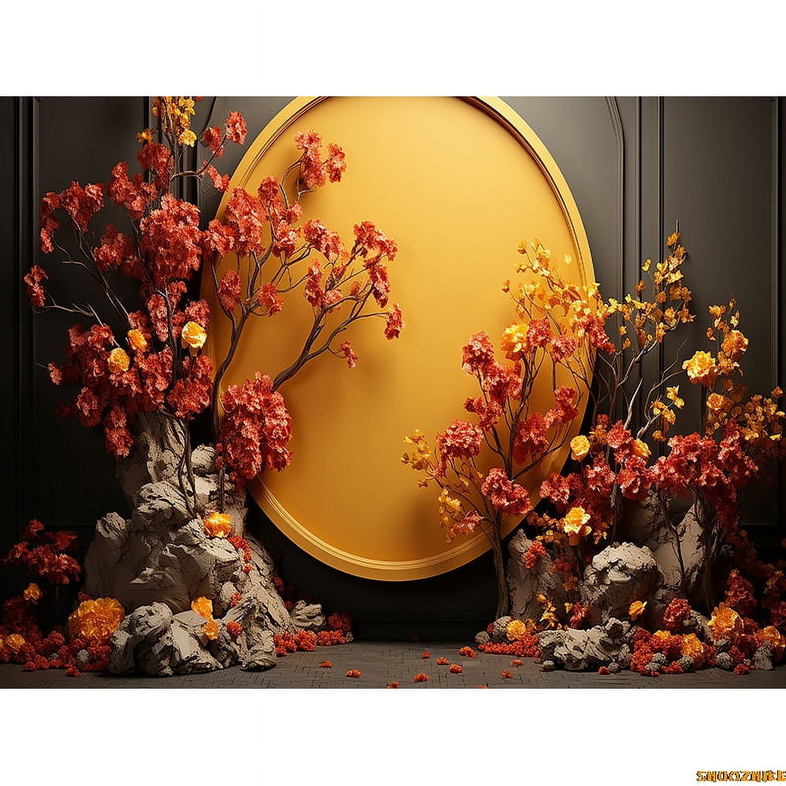 Colorful Flower Wall Photography Backdrops tic Rose Arch Wedding ...