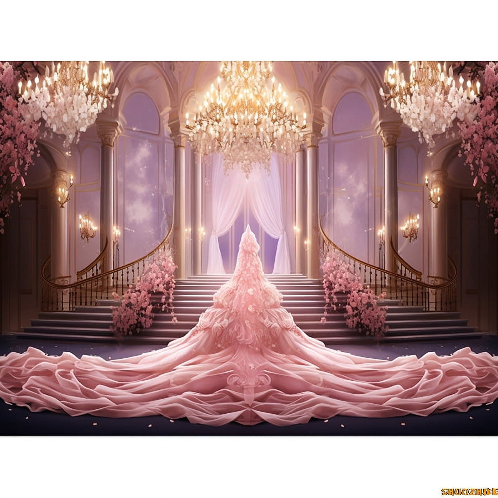 Colorful Flower Wall Photography Backdrops tic Rose Arch Wedding ...