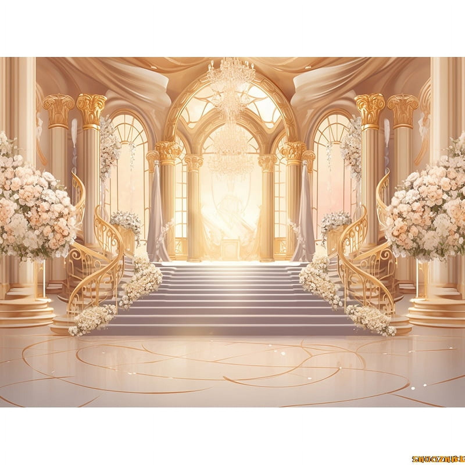 Colorful Flower Wall Photography Backdrops tic Rose Arch Wedding ...