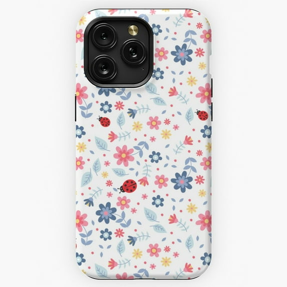 Colorful Flowers Nature Pattern Spring Design iPhone Case 17 through 11 ...