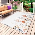 Colorful Flowers Outdoor Rug 3x5 Ft, Non Slip Washable Area Rug ...