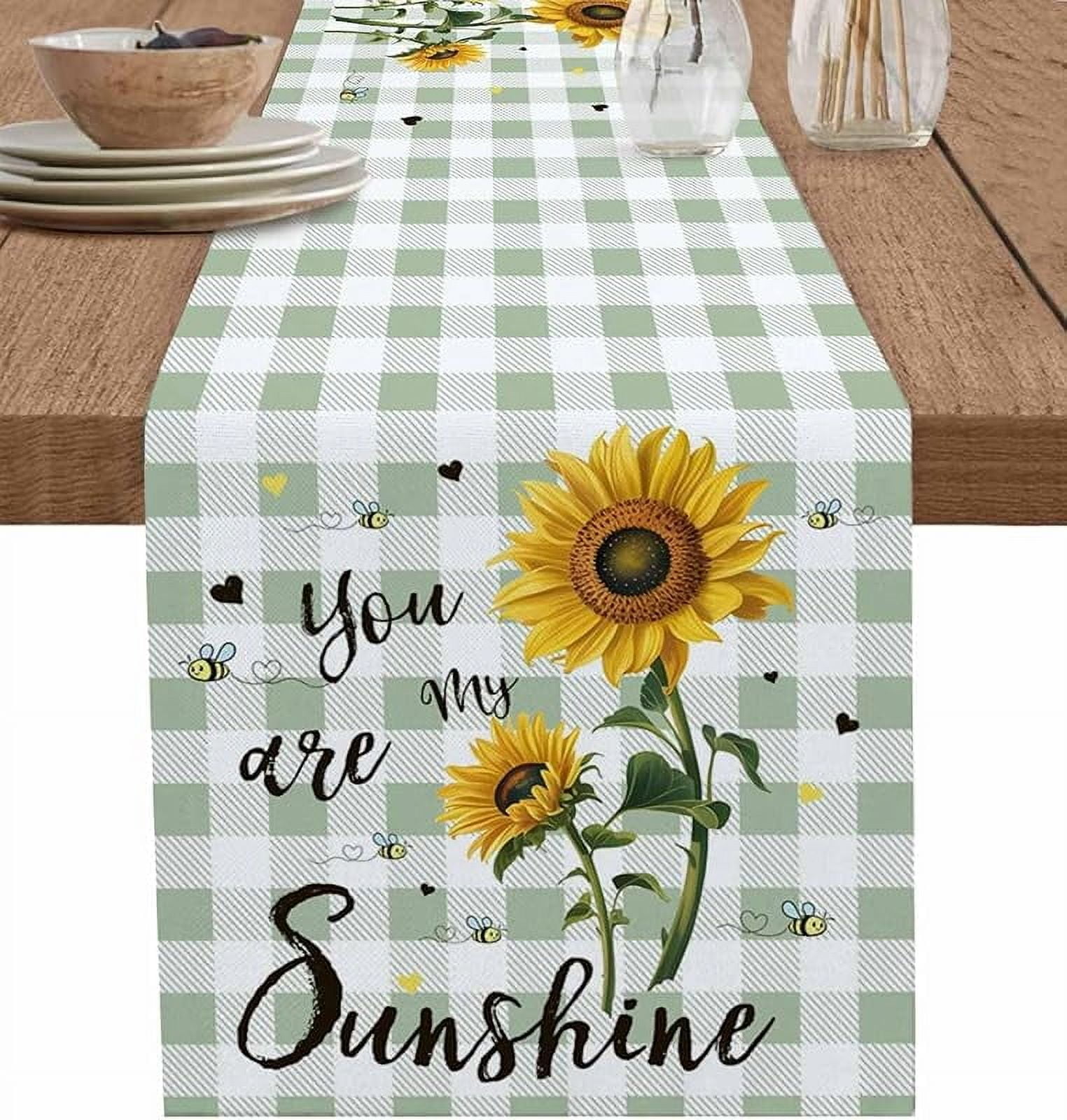 Colorful Flowers Table Runner Bohemian Table Runners Vintage Ethnic ...