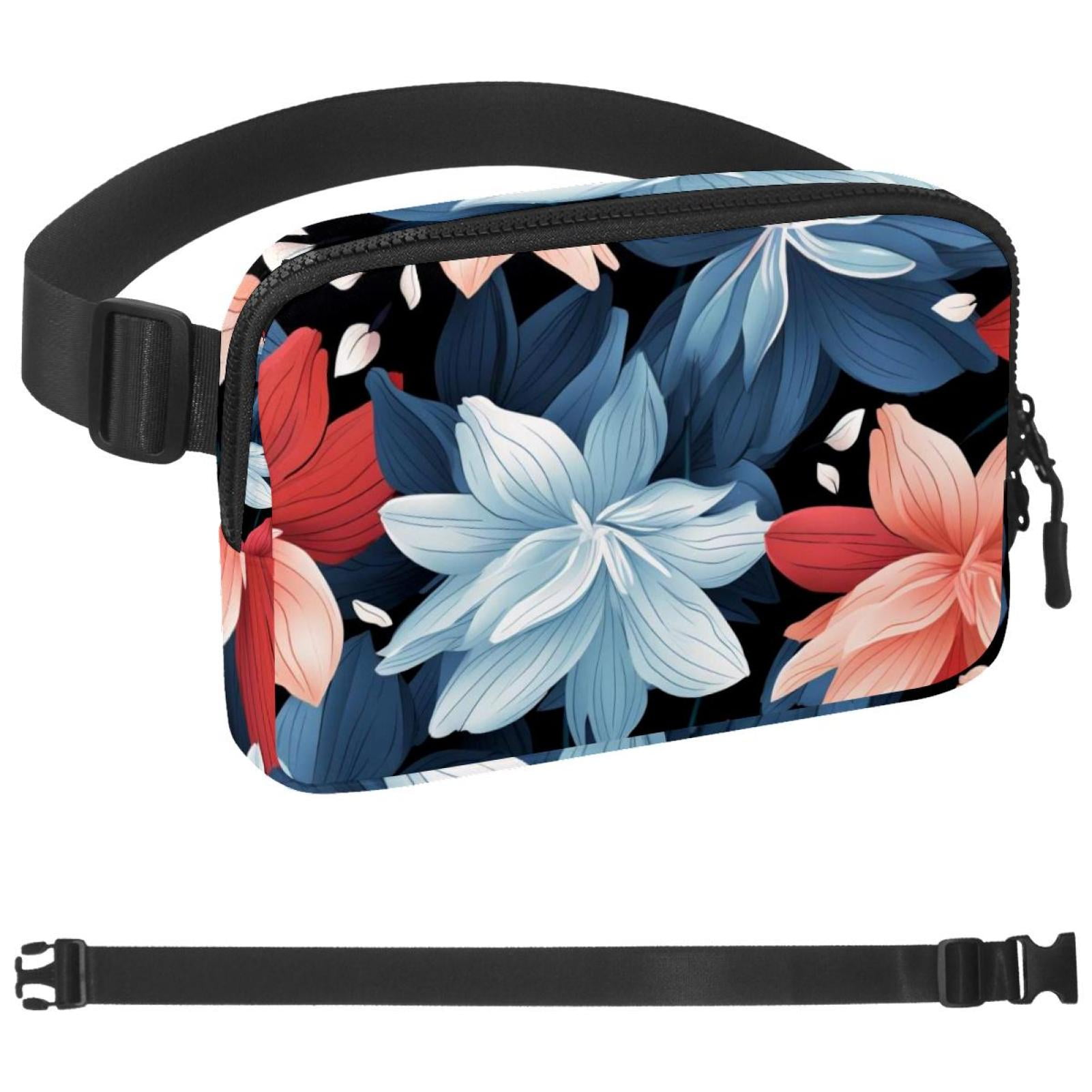 Colorful Flowers Unisex Style Fanny Pack: Fashion Waist Packs ...