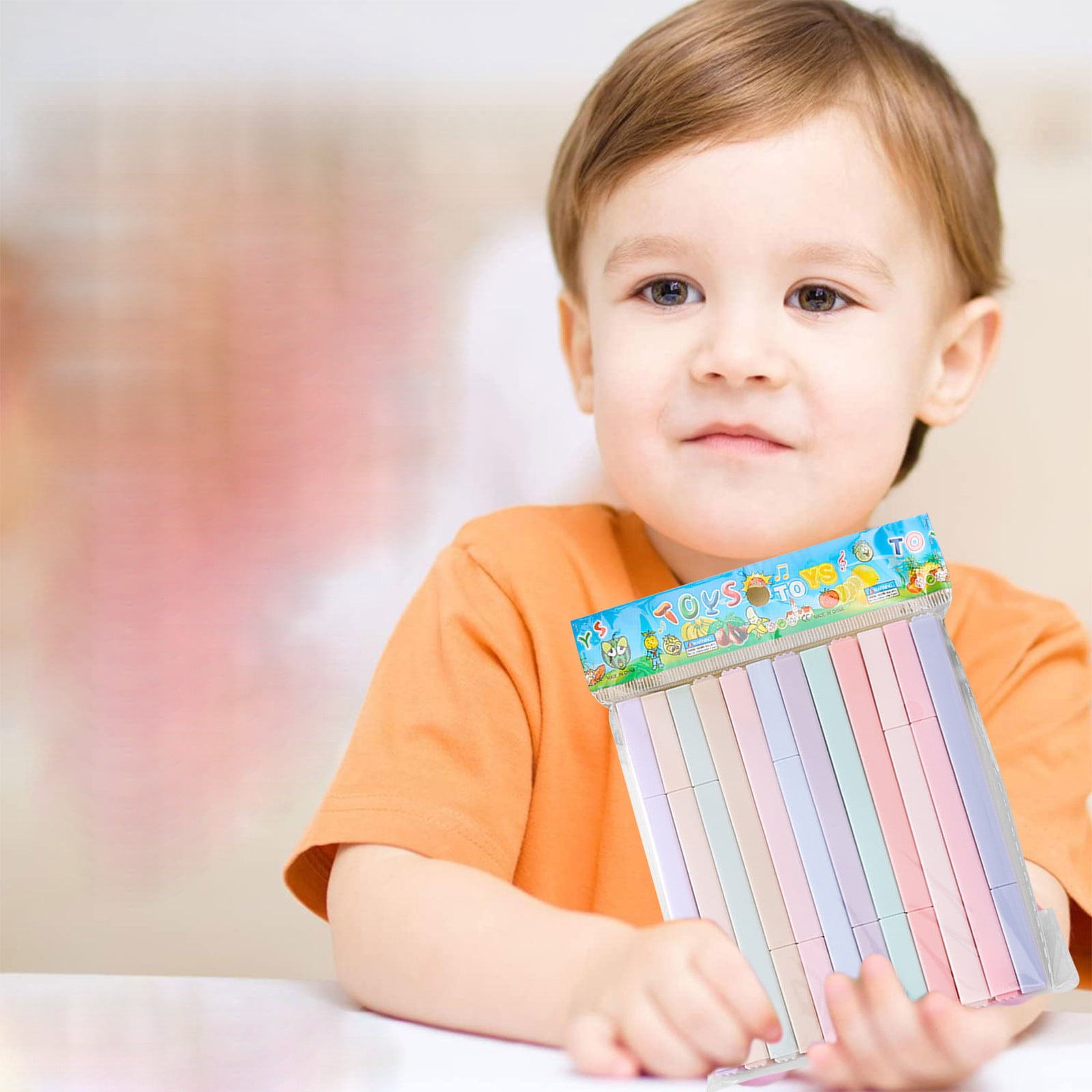 GBAYXJ Colorful Fluorescent Markers Set — 12 Rectangular Morandi ...