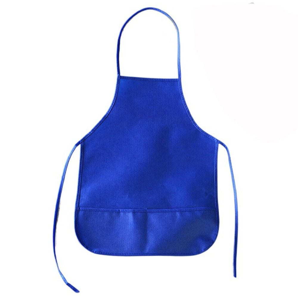 Colorful For Cooking Non-Woven Fabric Children Aprons Arts Crafts Kids ...