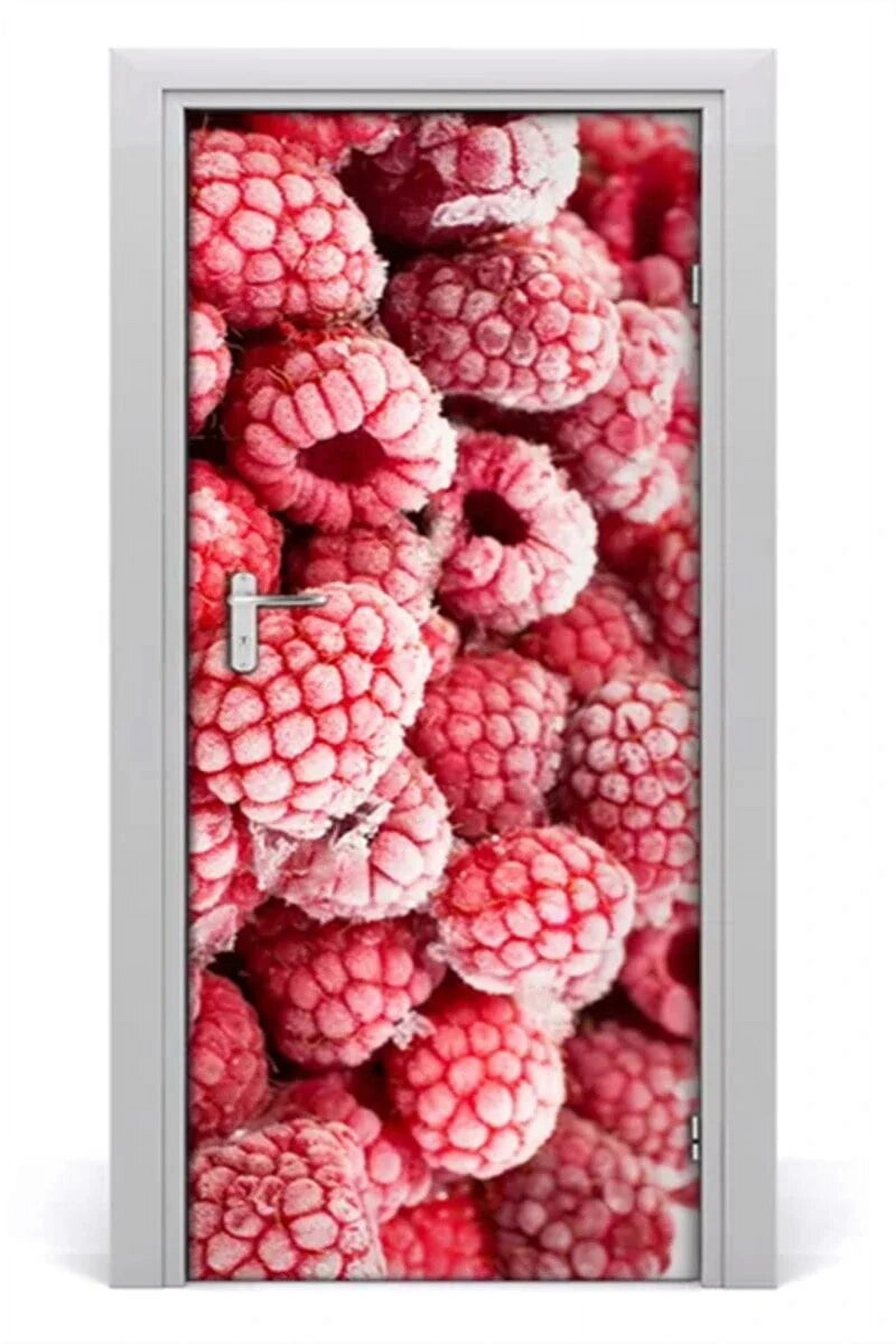 Colorful Fruit Door Wallpaper Sticker Lovely Cartoon Food Door Stickers ...
