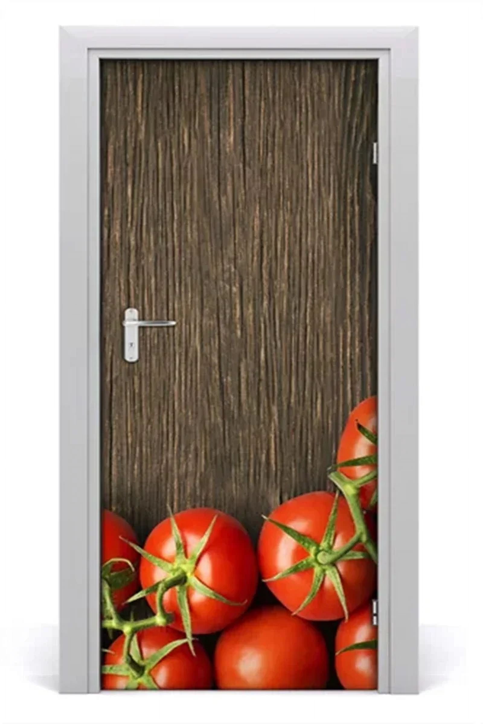 Colorful Fruit Door Wallpaper Sticker Lovely Cartoon Food Stickers Self ...