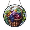 Colorful Fruit Faux Stained Glass Window Hanging - Walmart.com