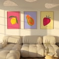 Colorful Fruit Kitchen Art Prints, Set 3 Unframed Paper Print 8x12 ...