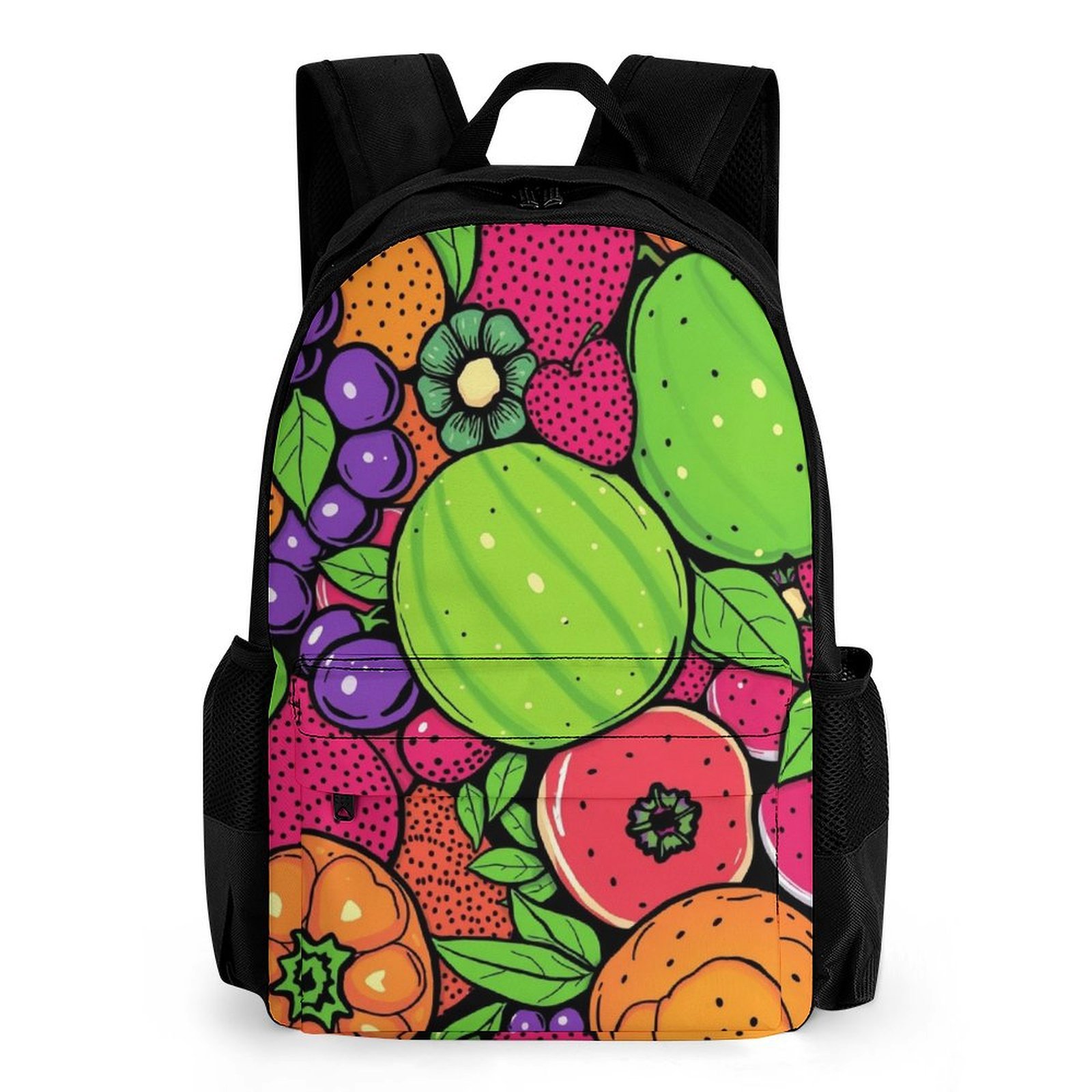 Colorful Fruit Pattern Backpack Camping Backpacks Women Men Bags ...