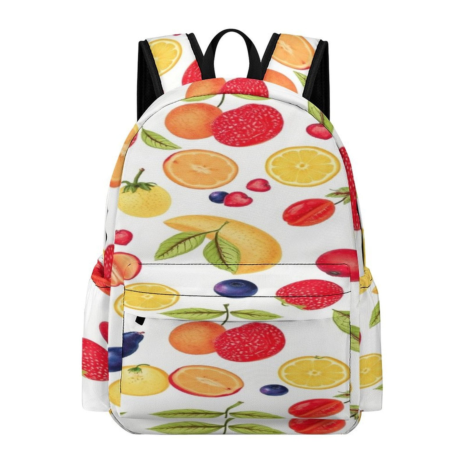 Colorful Fruit Pattern Backpack School Bags for Teenagers Students ...